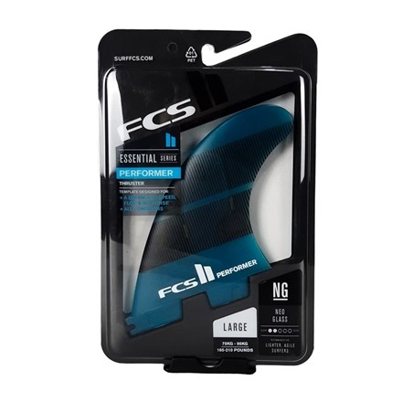 Quilha FCS 2 Performer Large Neo Glass - l Super Tubes l