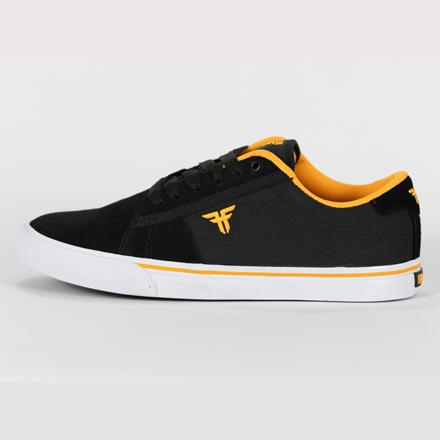 Tênis Fallen Bomber Suede Vulcanizado Black White Orange - l Fallen l