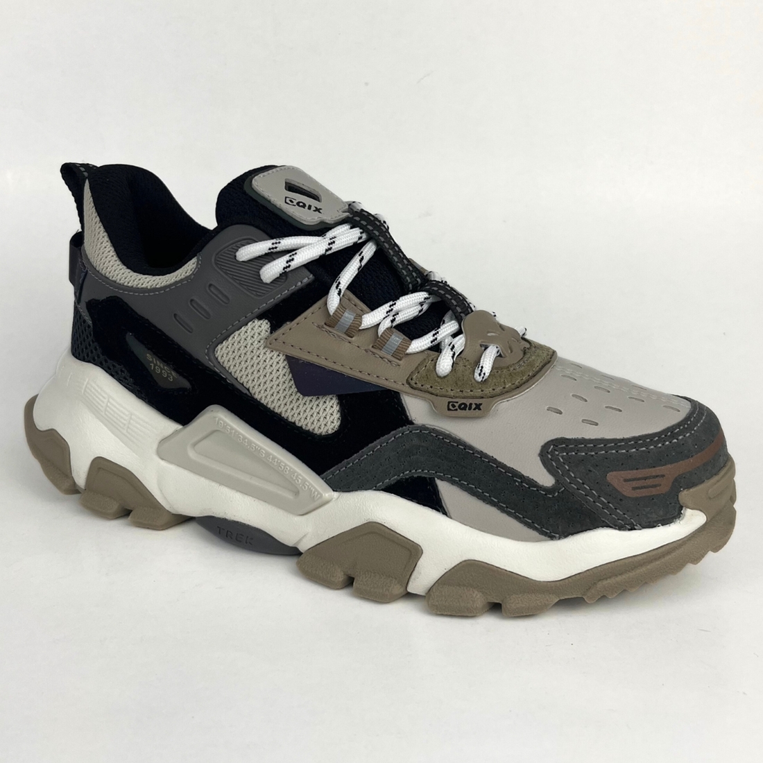 Tênis Qix Trek Bege Grafite - l Surftrip l