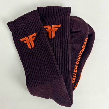 Meia Fallen Mini Logo Cano Alto - l Surftrip l