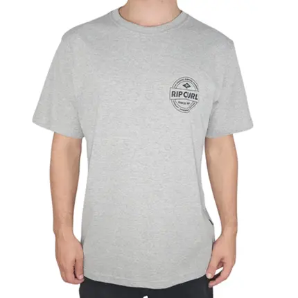 Camiseta Rip Curl Staple Grey Marle - l Super Tubes l